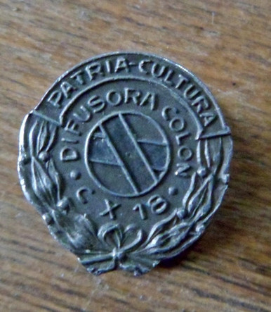 Colon Buttonhole Diffuser Pin Cx 18 Silver 1930