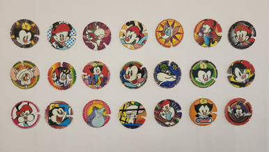 Pepsico Animaniacs Lot of 21 Distinct Tazos - Glow in the Dark