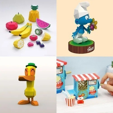RNG 500 Papercraft Templates for Thematic Crafts