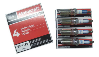Motorcraft Original Iridium Spark Plug Set for Ford Fiesta Kinetic and ...