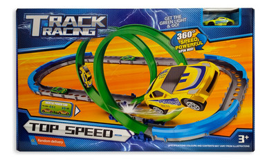 Monococo 360 Degree Double Loop Race Track