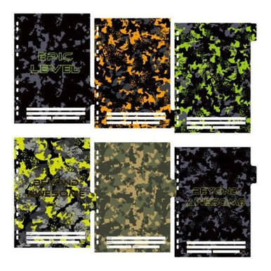 FW Military A4 Tab Divider Set X6