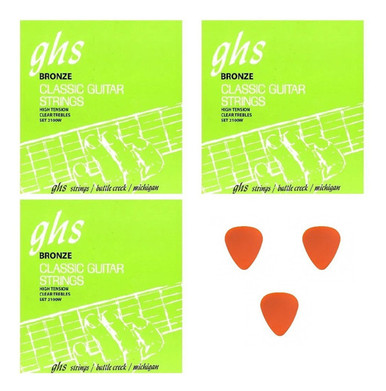 GHS Classic Guitar Strings Pack - 2100W High Tension
