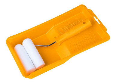Ingco Paint Roller and Tray 4in1 Foam 10cm Plaza V