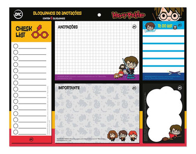 DAC Harry Potter Notepad Set with 5 Designs