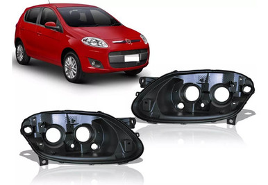 Fiat Headlight Housing Pair for Palio 2012 2013 2014 2015 2016 2017