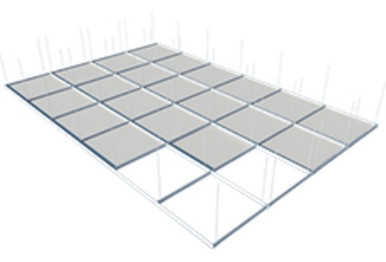 Durlock Textured Removable Ceiling Panel 60x60 X M2