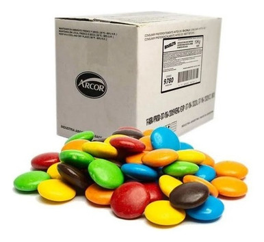 Aguila Chocolate Lentils Pops Rocklets Box 10kg