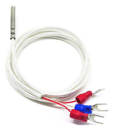 Generic PT100 Platinum Resistance Temperature Sensor 3-Wire Ø4x30mm 1m