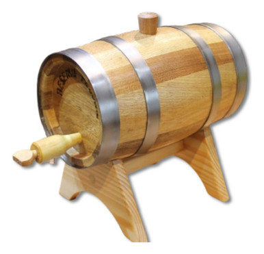 Santo Alambique Amburana Barrel 1 Liter for Aging Cachaça