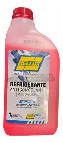 Hellux Liquid Refrigerant Organic Red 1 Liter Pure Type A