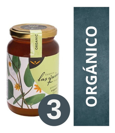 Las Quinas Organic Liquid Honey Pack of 3 x 500g