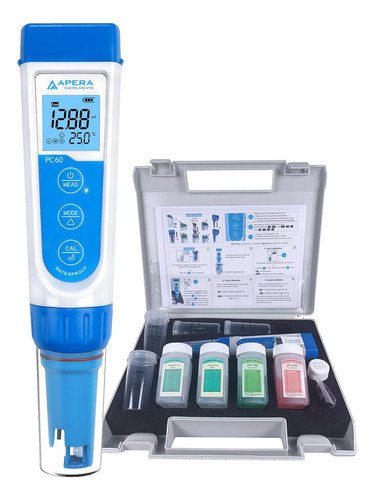 Apera Instruments Ai316 Premium Series PC60 5-in-1 Waterproof pH/EC/TDS ...