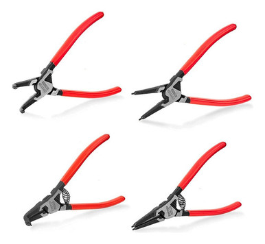 Emtop Seeger Ring Pliers Set - 4 Pieces with Case