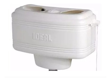 Ideal White Traditional Chain Flush Toilet Tank