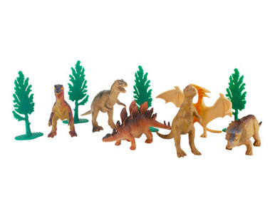 Etitoys Mini Dinosaur Figurines Kit with 10 Pieces