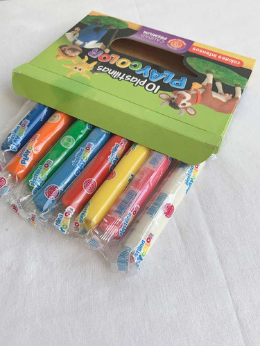 PlayColor Non-Toxic Modeling Clay X10 Colors
