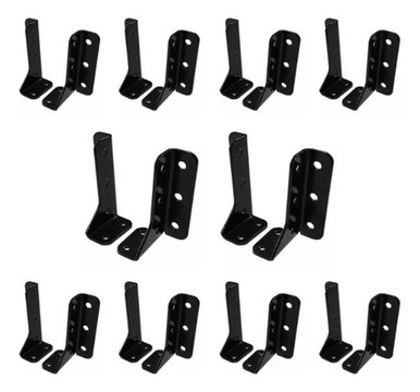 Algori Kit of 9 Wall Beam Pergola Supports - 5x10 Steel