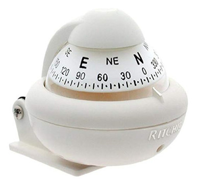 Ritchie Navigation X-10W-M Sport Marine Compass, White