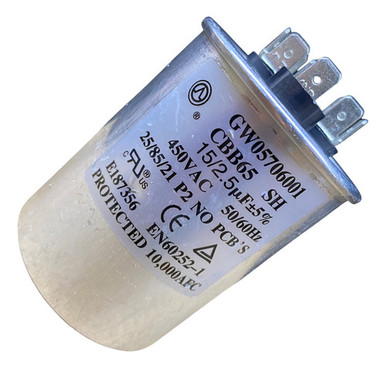 BiCai Capacitor 15+2.5uf 450V in Aluminum