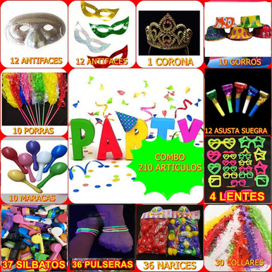 Cotillon Luminoso Firefly Combo Cotillon Carnaval Carioca 100 Personas ...