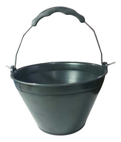 Zatecno Reinforced Masonry Bucket with Metal Handle