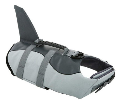Queenmore Adjustable Shark Grey Safety Jacket for Dogs