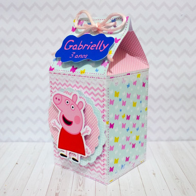 10 Peppa Pig Milk Boxes