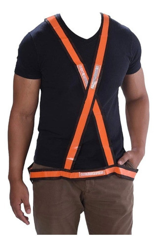 RENASCER Reflective PVC Vest Model X Pack of 75 Units