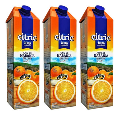 Citric Orange Juice With Pulp 1L