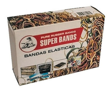 Super Band Elastic Bands Box X 150 Grs. 40mm Diameter