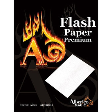 Alberico Magic 5 Sheets Flash Paper Fire Trick