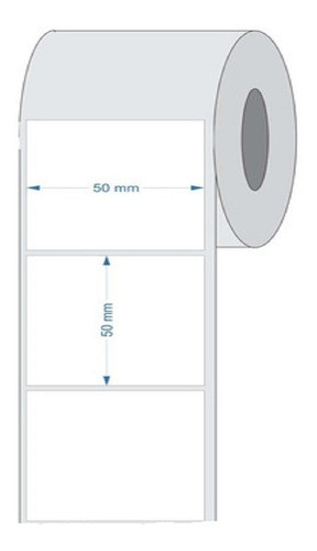 Linervix Thermal Label 50x50 Mm 1 Column Argox Elgin Zebra 30 Rolls