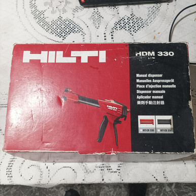 Hilti HdM 330 Manual Applicator - Original Box Included