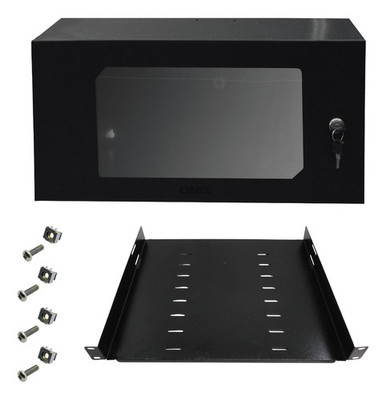 Rhino Racks Mini Rack Organizer 5U x 350mm DVR CFTV Switch with Tray