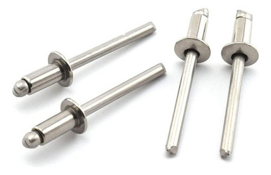 THE Stainless Steel Integral Pop Rivet 4x8 x50un