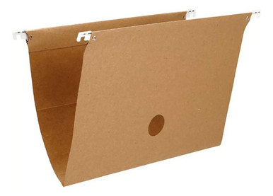 Golden Kraft Suspended File Folder + Viewing Window, Flap, Black Clip ...