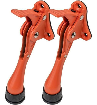 Hashi Red Door Stops, Adjustable Door Stopper, One Touch Door Stop