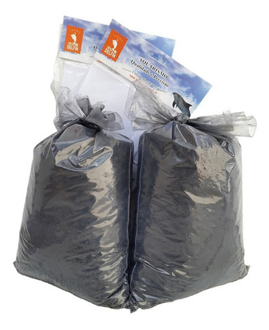 Acquapex Granulated Activated Charcoal 2kg with 2 Filter Bags for Aquarium