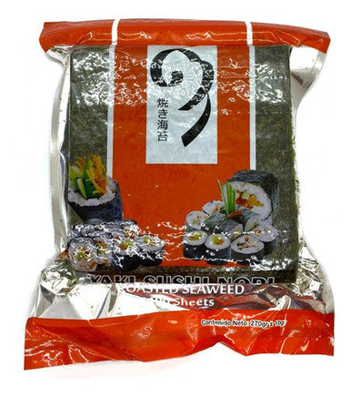 Asia Oriental 5 Packets of Nori Seaweed for Sushi x 100 Sheets