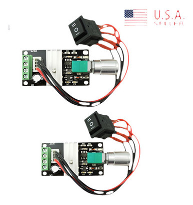 DC Motor Controller 6/12/24V 3A 80W Adjustable Reversible Control