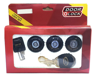 Cymaco Universal Door Cylinder Kit with Key - Set of 4