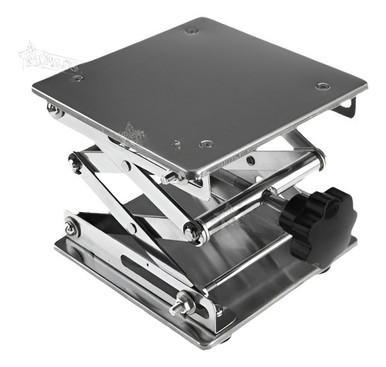 Gene 15x15cm Inox Elevation Platforms Support Rack Scissor Laboratory