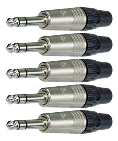 Neutrik P10 Stereo Connector Plug Kit with 5 Connectors