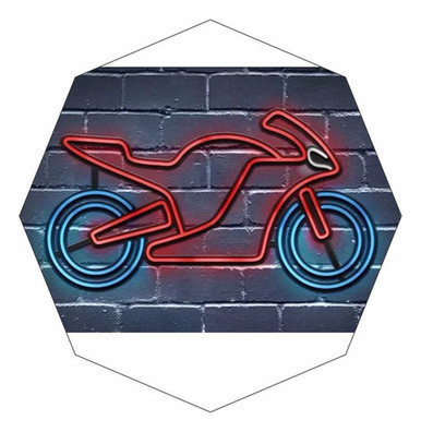 Safari Publicidad Neon LED Moto Sign