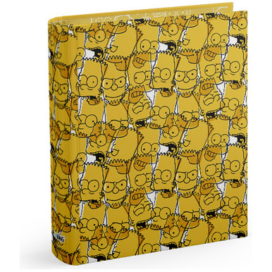 Mooving A4 Simpsons Folder - Yellow