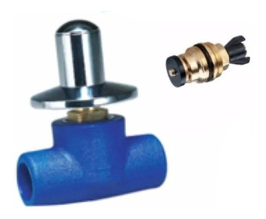 Polimex 25mm Blue Fusion Water-Compressed Air Shut-Off Valve