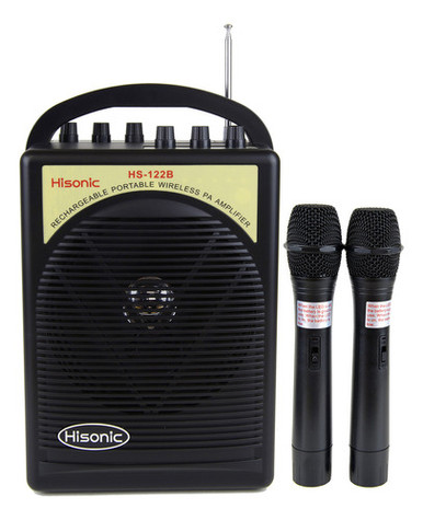Hisonic Wireless Rechargeable Microphone and PA System
