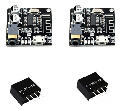 Receptor Bluetooth 5.0 + Isolador B1205S - 2x Mini Bluetooth Module and ...