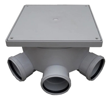 Tuboforte Inspection Chamber PVC Sewer Storm Kit 40x40 with O-ring